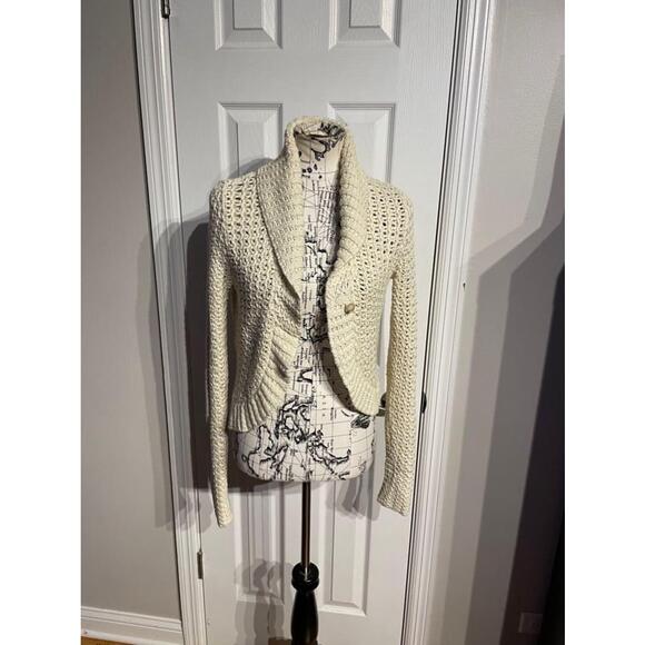 Daisy Fuentes | Sweaters | Knit High Low Shawl Cover Cowl Shrug Bolero ...